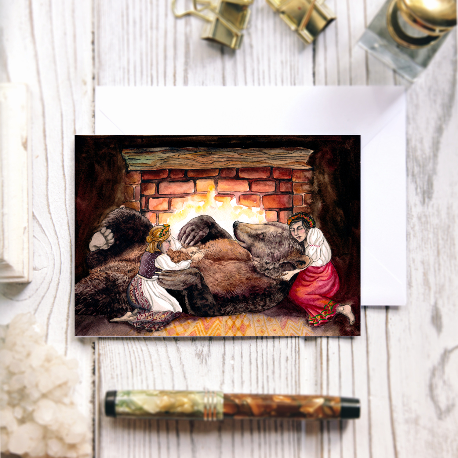 Rose Red & Snow White Fairytale Card – Merle Made Tales